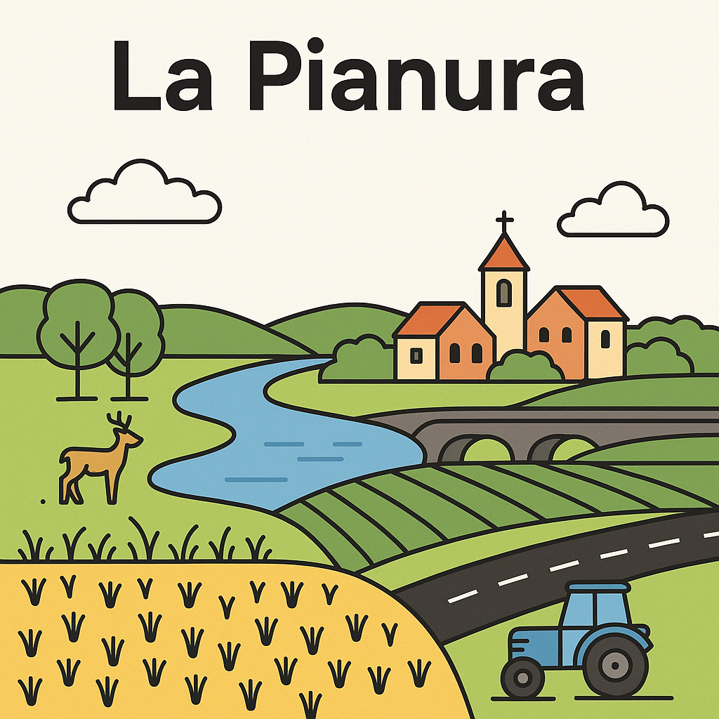 🌾 La Pianura: caratteristiche, elementi naturali e antropici, attività didattiche - Maestra Gabry